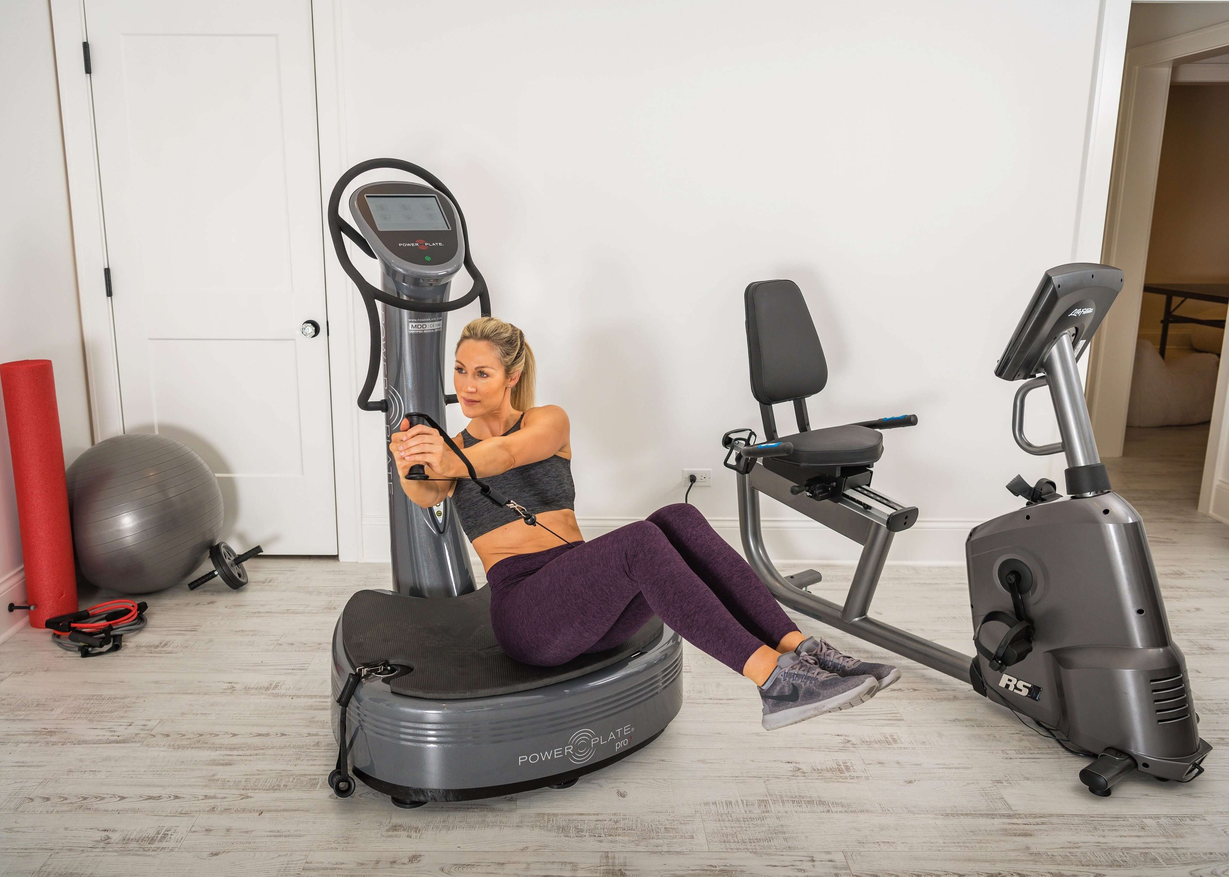 Power Plate Pro 7 Vibration Machine to Renew Muscles + Joints
